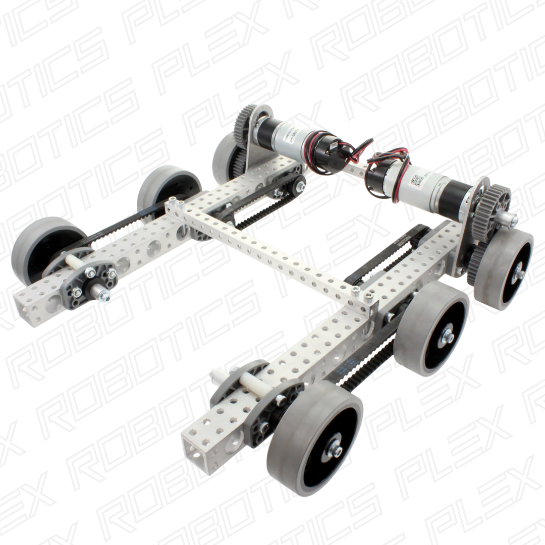 AndyMark Robits 6 Wheel Drive Chassis – PLEX Robotics