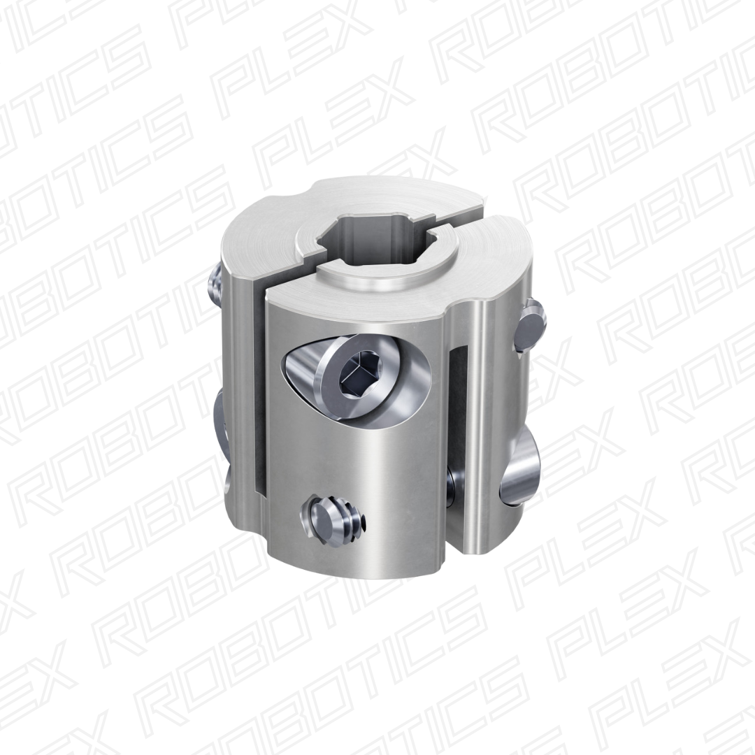 4007 Series Hyper Coupler (5mm Hex Bore to 8mm REX™ Bore) – PLEX Robotics