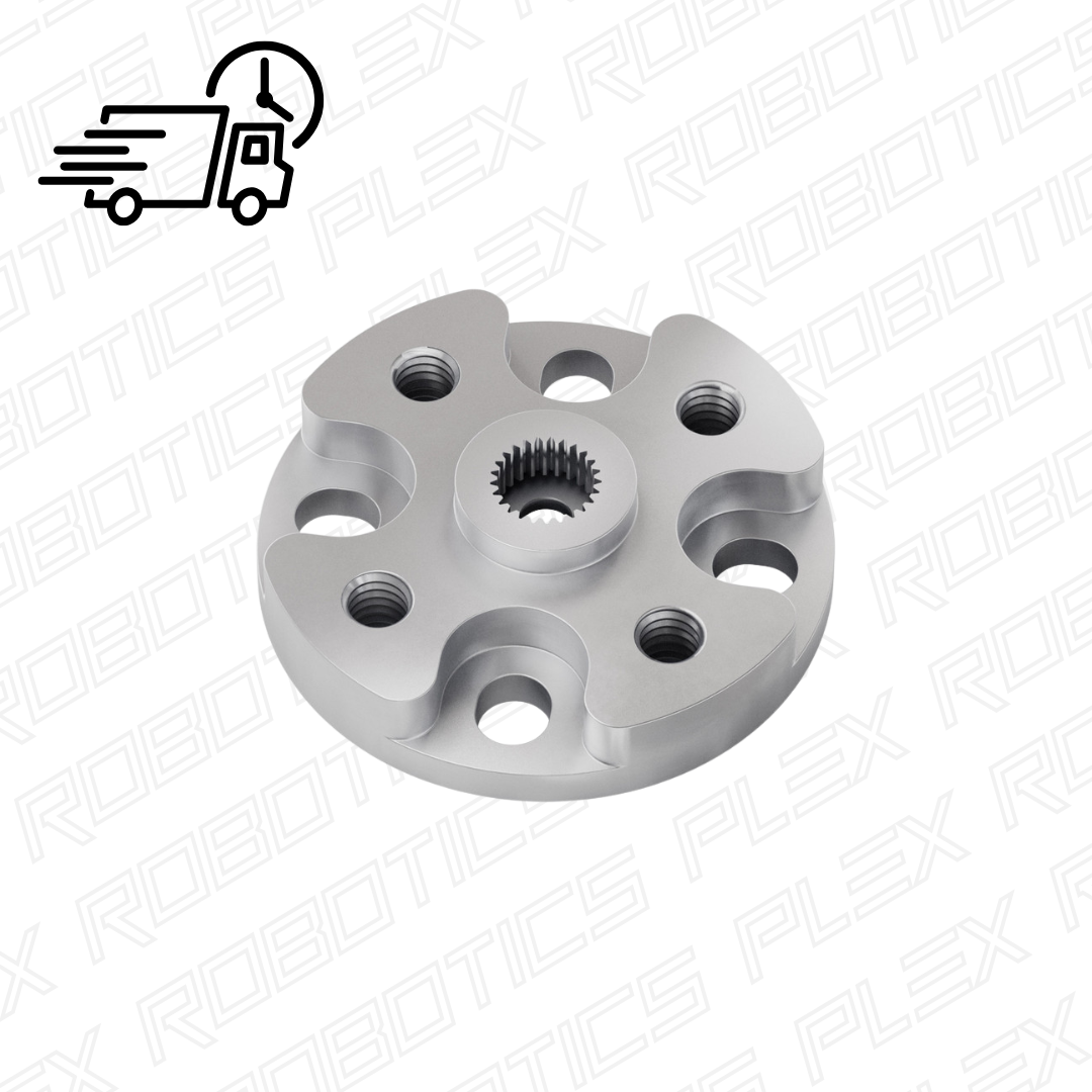 1908 Series Servo Hub (25 Tooth Spline, 32mm Diameter) – PLEX Robotics