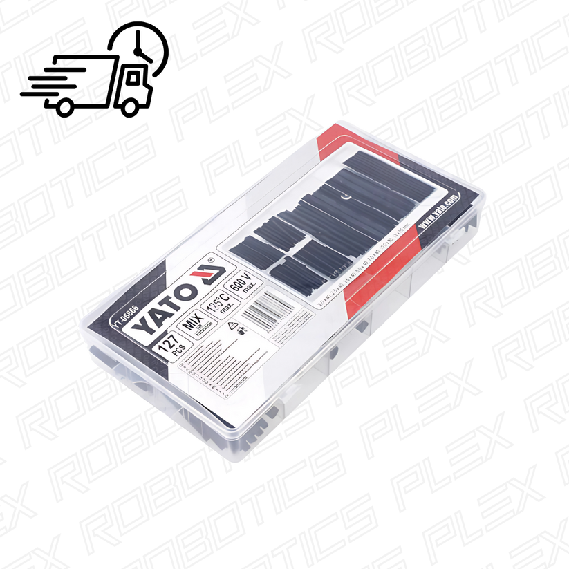 Heat Shrink Tubing Kit (127 Pcs.) – PLEX Robotics