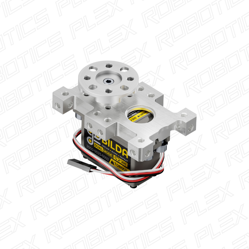 Compact ServoBlock® (43mm Width, For Standard Size H25T Spline Servo ...